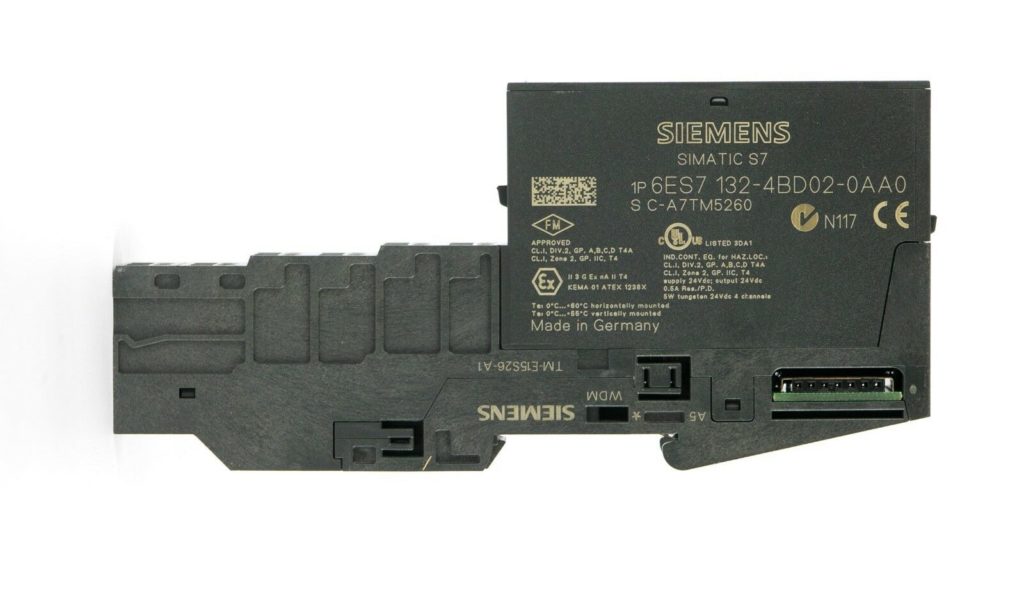 SIEMENS PLC Digital Input Module 4 DO DC24V/0.5A - 6ES7 132-4BD02-0AA0 ...